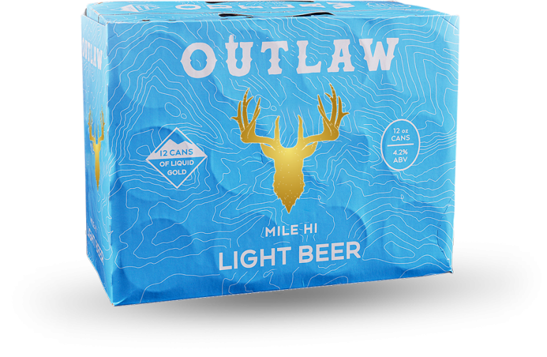 Outlaw Beer • Mile Hi Lite Beer